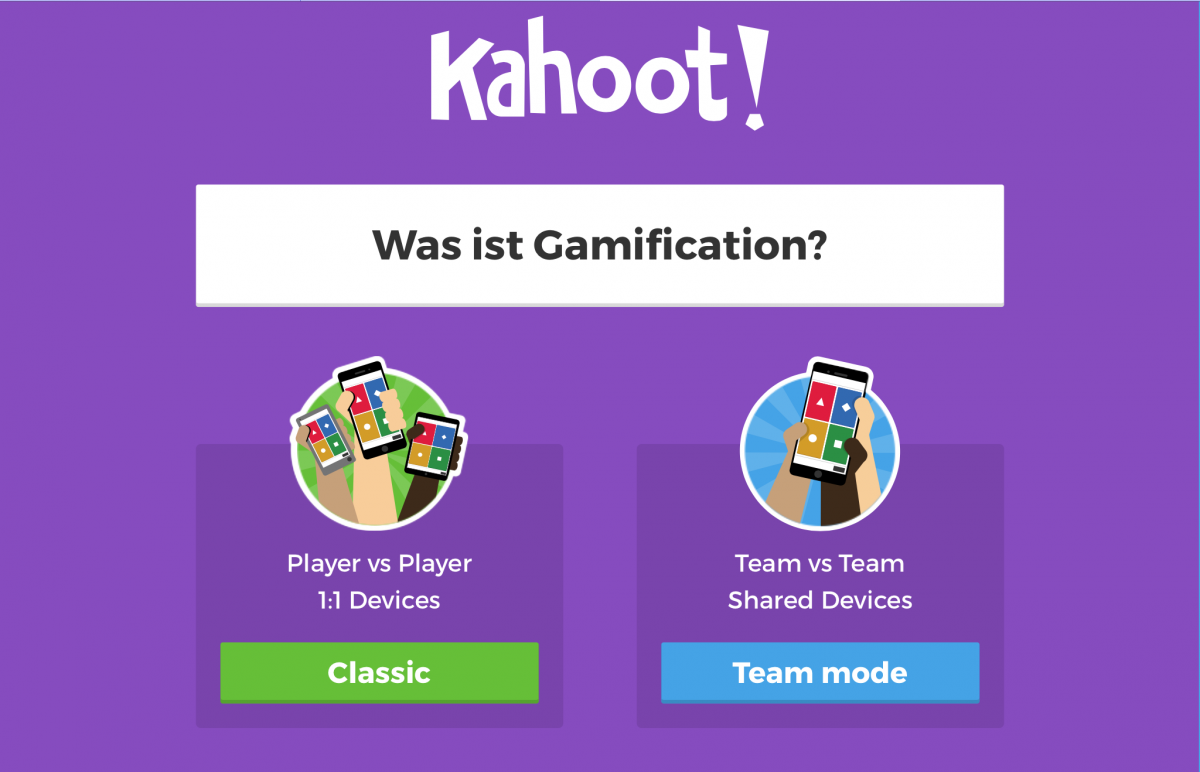 Gamification-Tools: Kahoot - digital | spielend – lernen